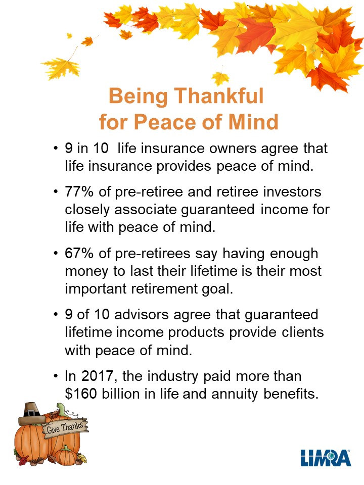 Being Thankful for Peace of Mind
